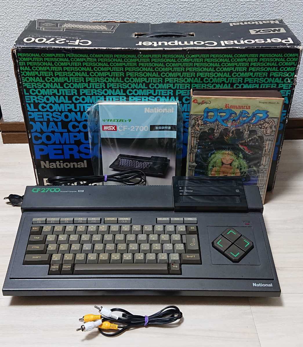 Yahoo!オークション - National MSX CF-2700本体 ブラック ナショナル ...