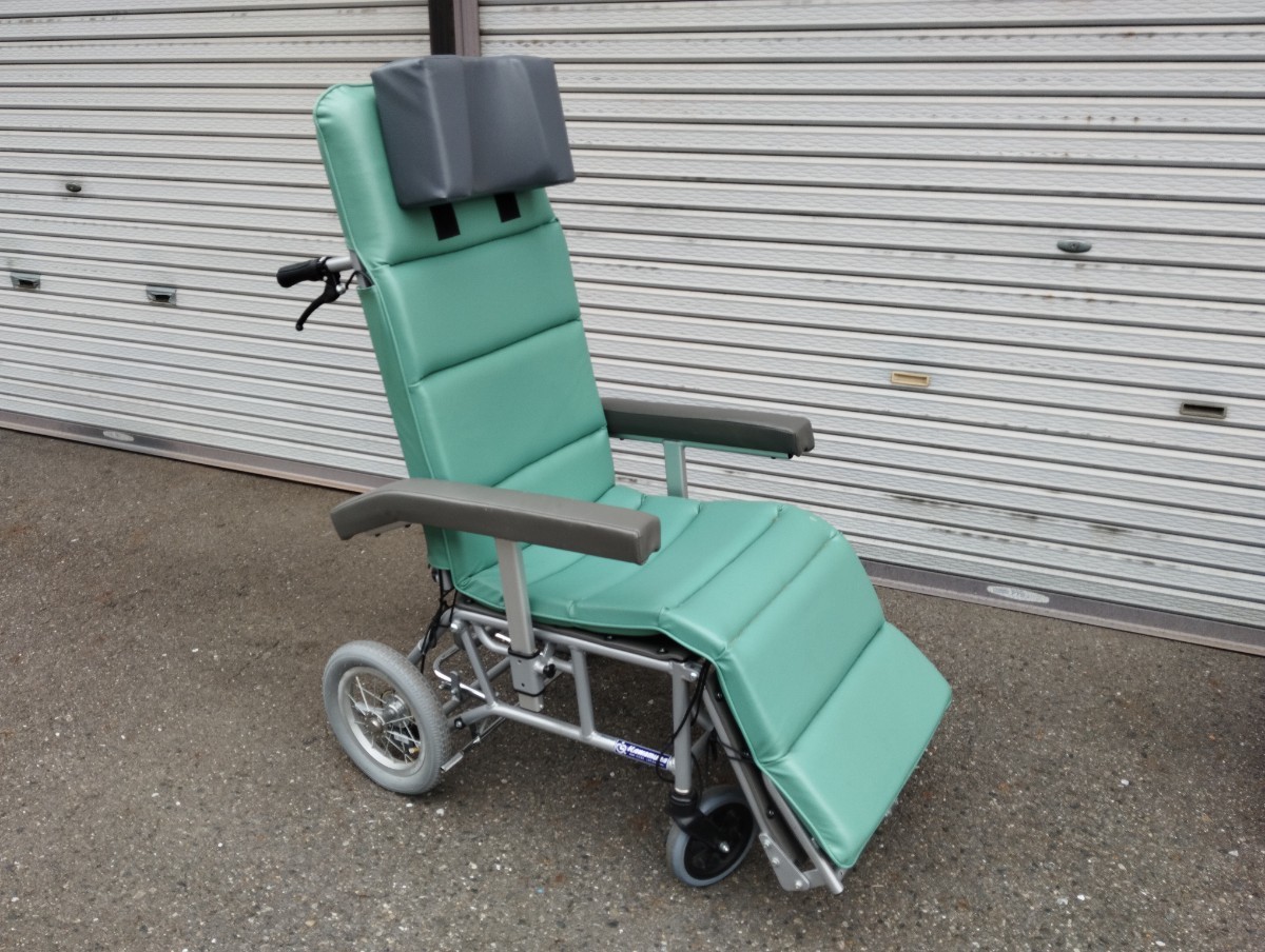 ⑤リクライニング 車椅子 フルリクライニング車椅子 カワムラサイクル 車いす 車イス 折りたたみ 介護用品 シートクッション(介助用)｜売買されたオークション情報、yahooの商品情報を ...