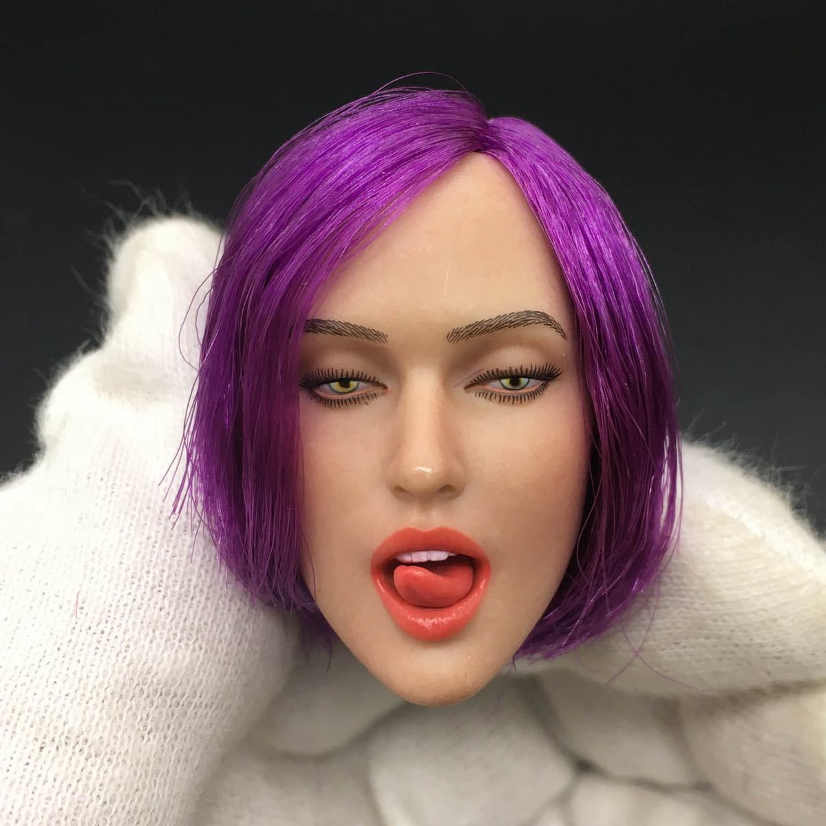 Yahoo!オークション - B128 1/6 フィギュア ヘッド 女性ヘッド 希少品 ...