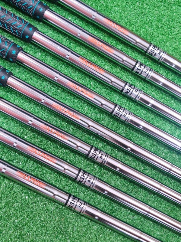 代購代標第一品牌－樂淘letao－良品・希少 日本シャフト N.S.Pro Super Peening オレンジ Flex:R3 #3-P 8本セット NSプロ モーダス modus3