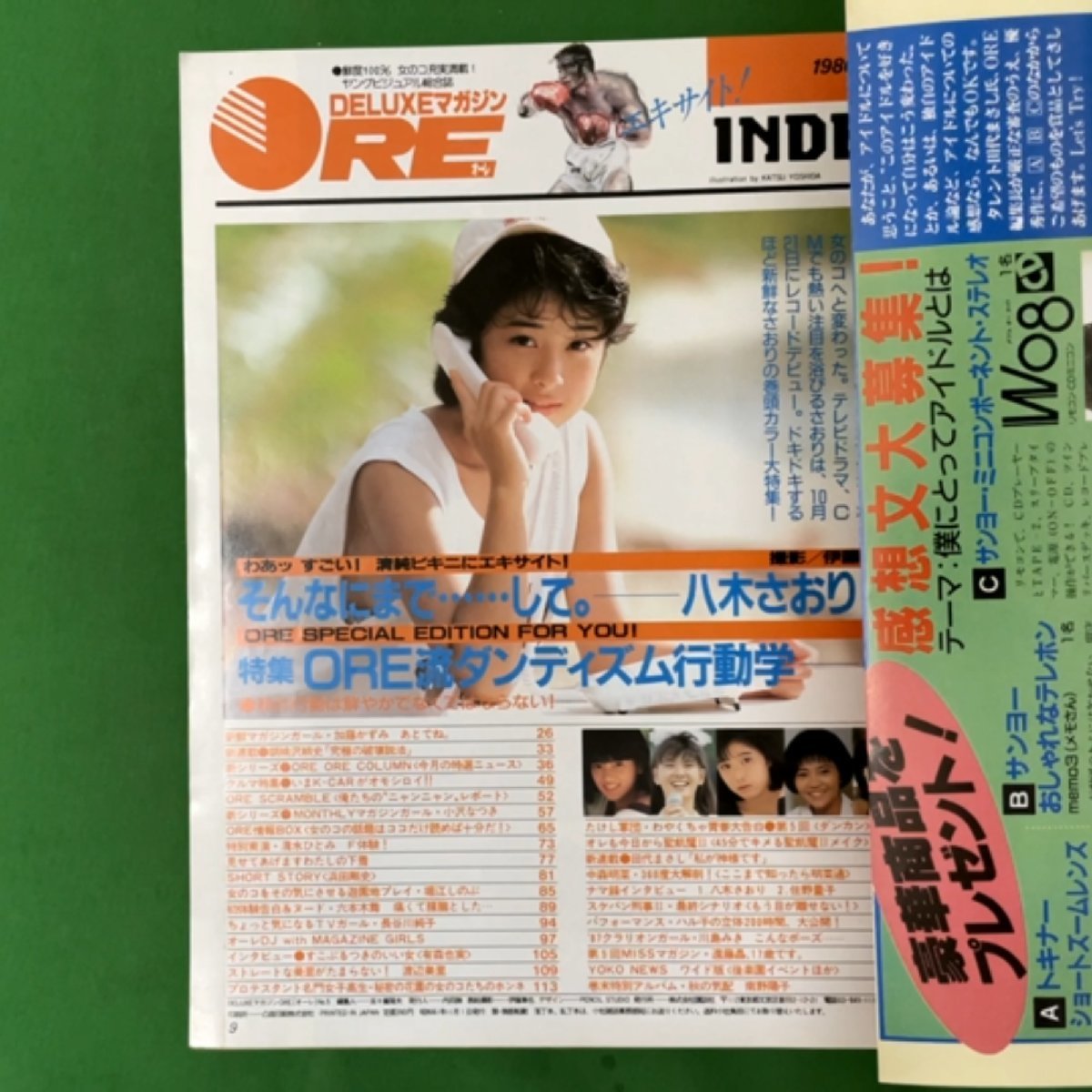 Yahoo オークション 【 希少本 ピンナップ付き 】 Ore Deluxeマガジ