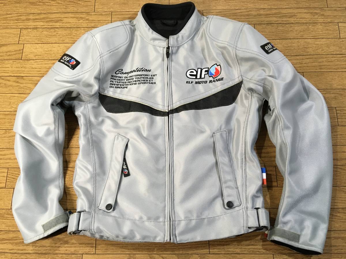 elf ナイロンメッシュライディングJKT グレー色 良品 Mサイズ 身長165-170cm(Mサイズ)｜売買されたオークション情報、yahooの商品情報をアーカイブ公開 - オークファン ...