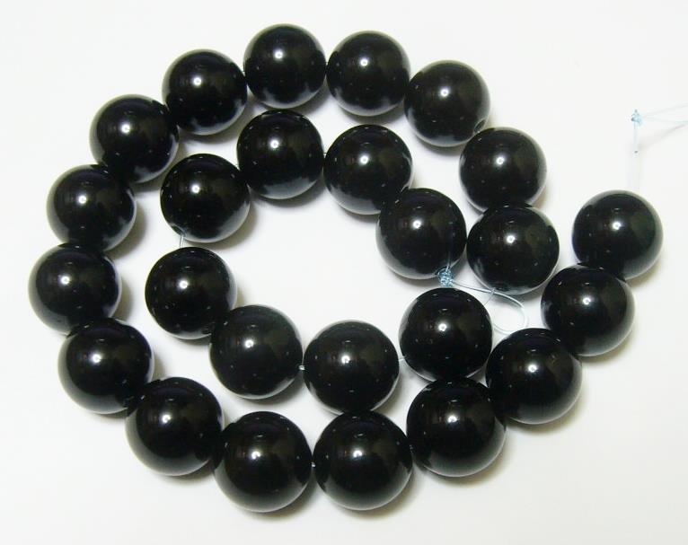 Yahoo!オークション - bzg 天然石ビーズ ブラックオブシディアン（黒曜...