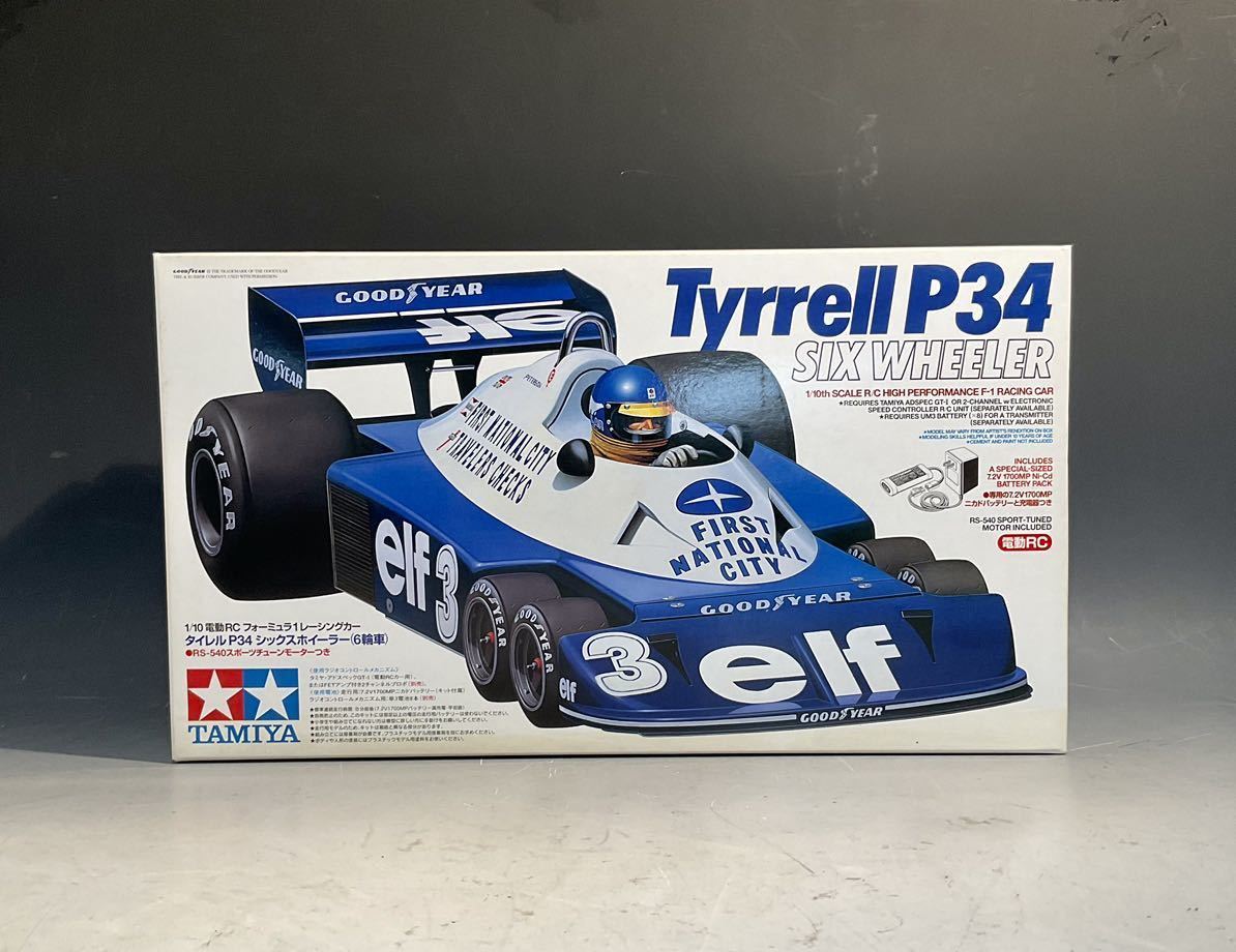 Yahoo!オークション - 605A 未組立 タミヤ 1/10 タイレル P34 シックス...