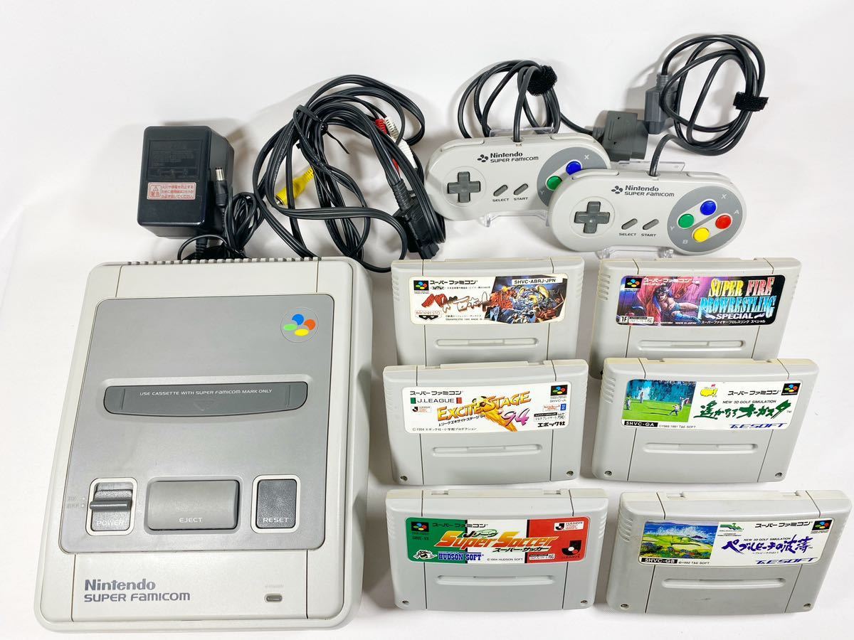 Yahoo!オークション - 【動作確認済み】スーパーファミコン本体 SFC 6...