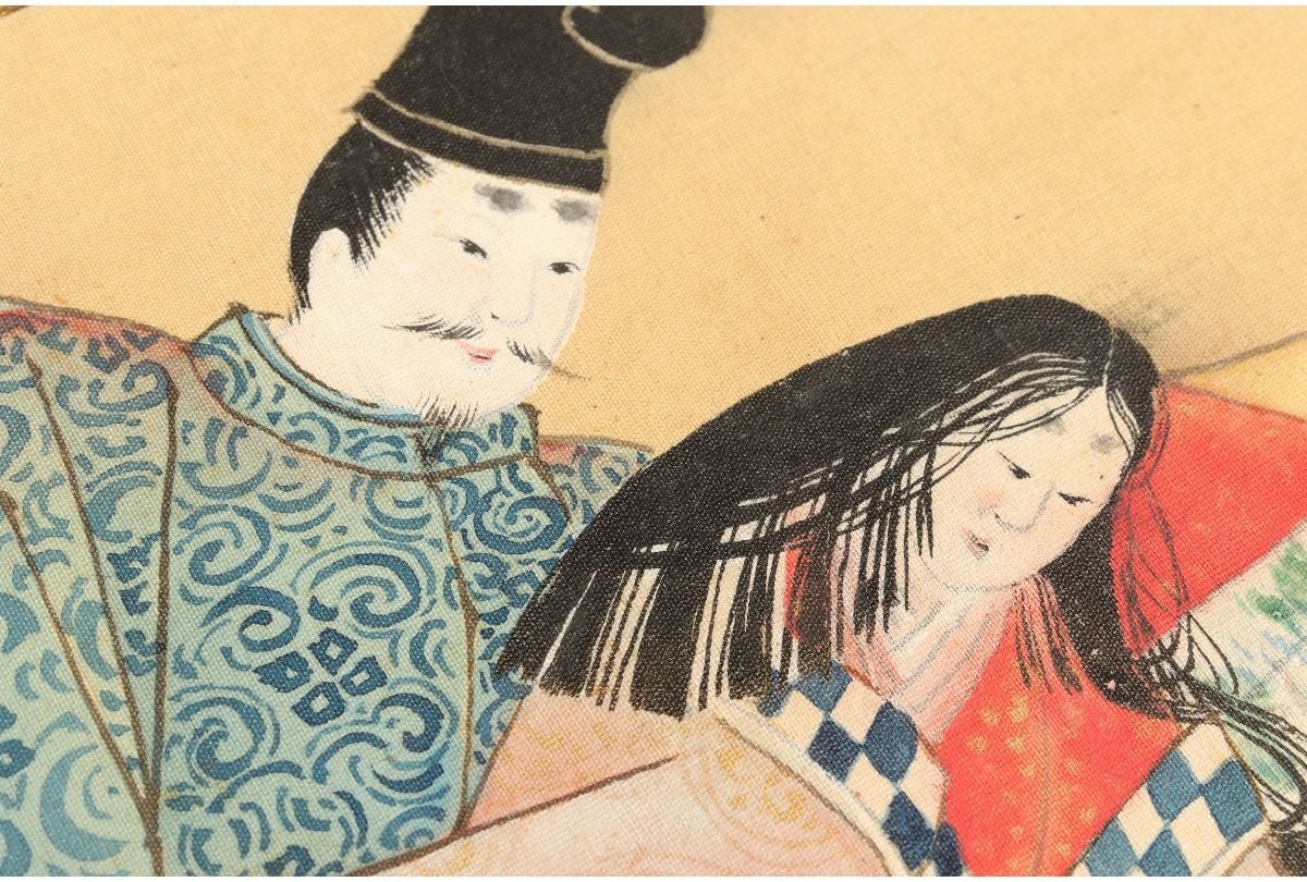 Yahooオークション Ura 絹本肉筆春画絵巻全12画4 6 258 検索骨