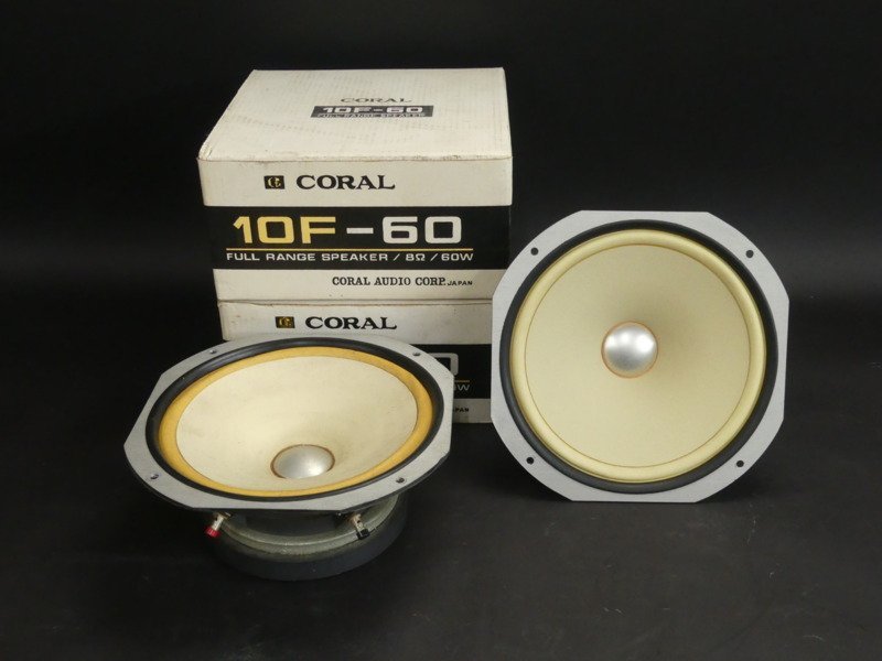 Yahoo!オークション - r145 CORAL コーラル 10F-60 フルレンジ ペア 音...