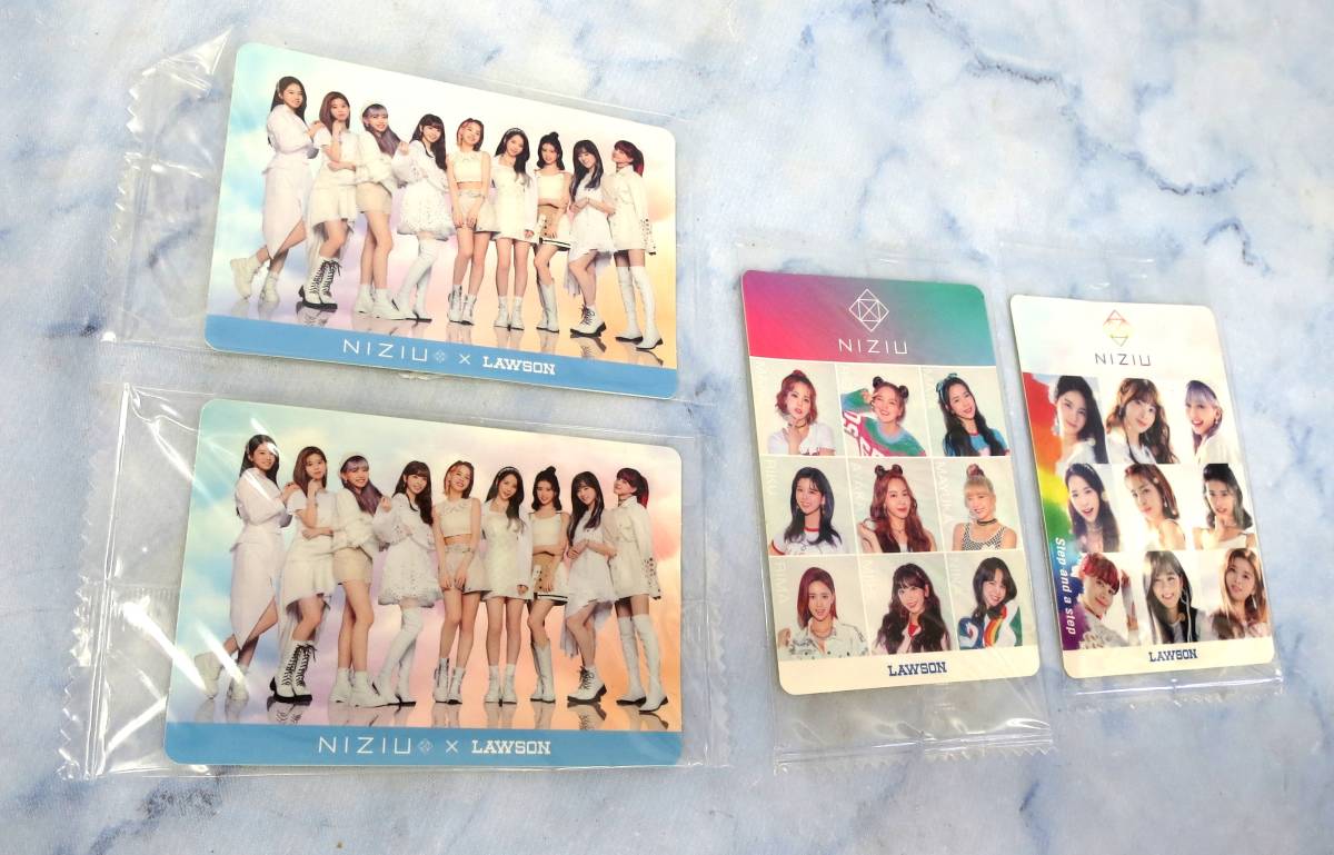 Yahoo!オークション - 1円スタート 未開封 NiziU ステッカー 4枚 ロ...