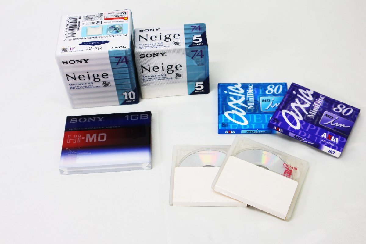 Yahoo!オークション - ＜ジャンク品＞各種メーカー MDディスク MD19本 ...