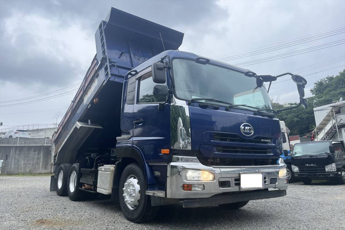 動画有 H25年 UDトラックス クオン 10t ダンプ 新明和 積載8400kg 10.8L ディーゼル 6速MT エンジン好調 検 ギガ 兵庫小野市(ダンプ)｜売買されたオークション情報 ...