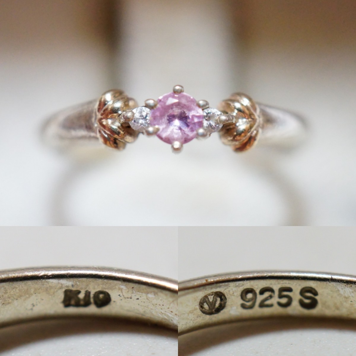 806 10金 シルバー 天然ルビー ダイヤモンド リング 指輪 約11号 ヴィンテージ アクセサリー 925 K10刻印 ビンテージ アンティーク 天然石(ルビー)｜売買されたオークション ...