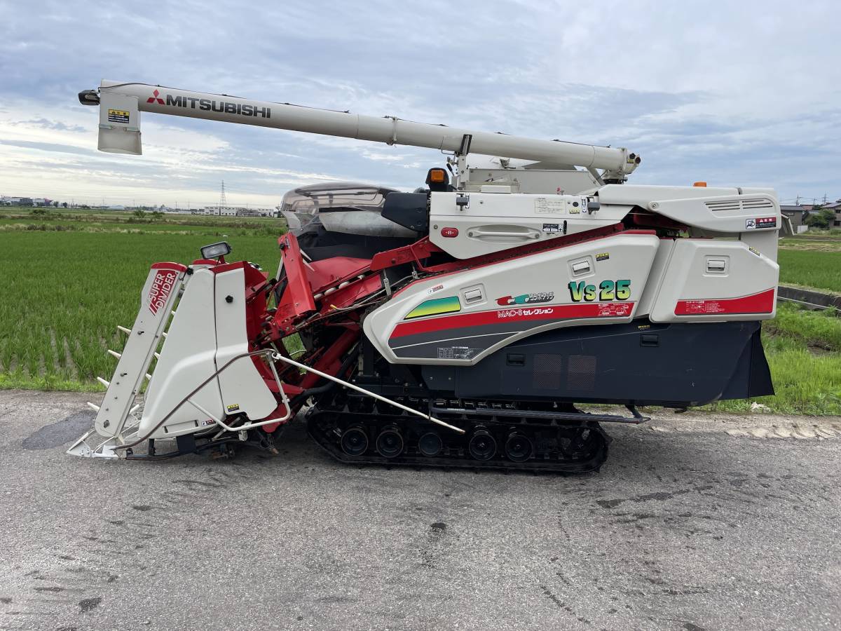 Yahoo!オークション - 三菱 3条刈 コンバイン VS25G Reserda デバイダ...