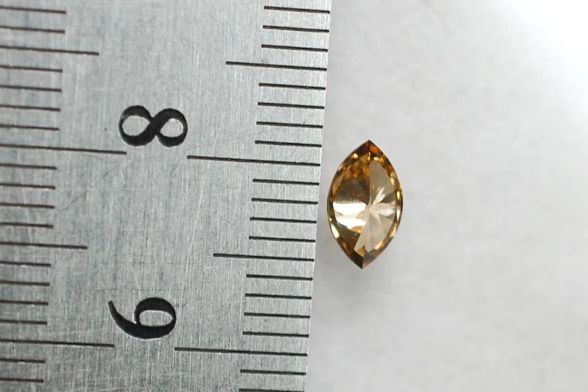 Yahoo!オークション - 【100円～】SIクラス0.44ctマーキスカット天...