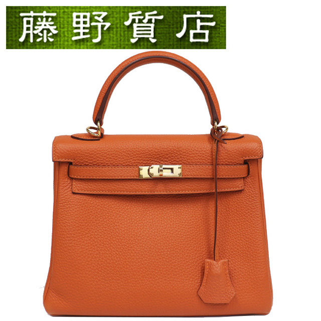 Yahoo!オークション - エルメス HERMES ケリー25 KELLY 内縫い トリヨ...