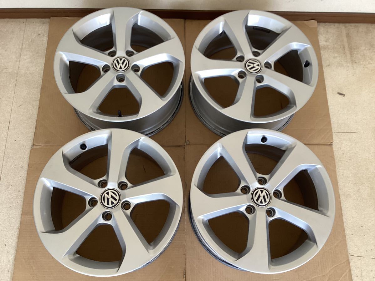 代購代標第一品牌－樂淘letao－ VW ゴルフ7 GTI純正 [17インチ 7.5J 5穴 PCD112 +49] ホイール4本セット