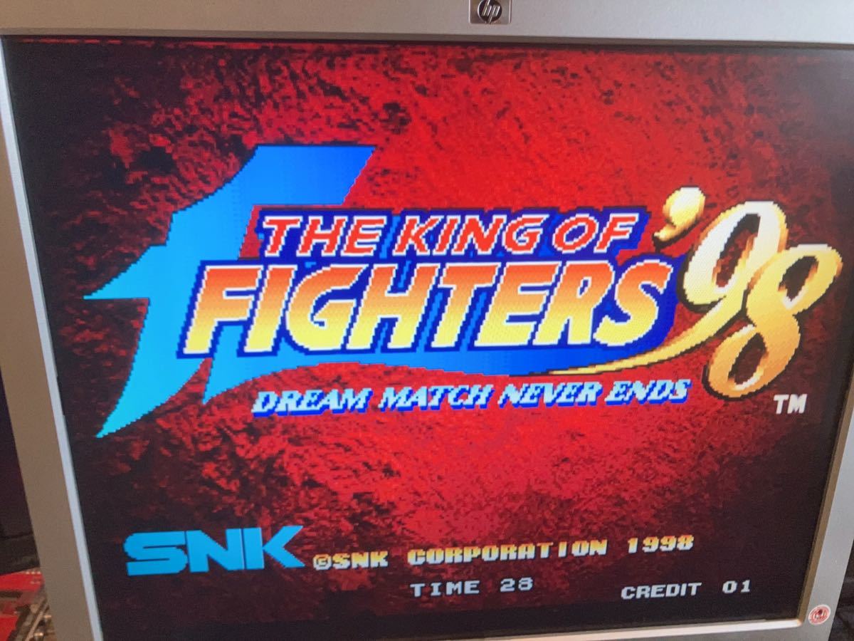 Yahoo!オークション - MVS ザ・キング・オブ・ファイターズ 98 アーケ...