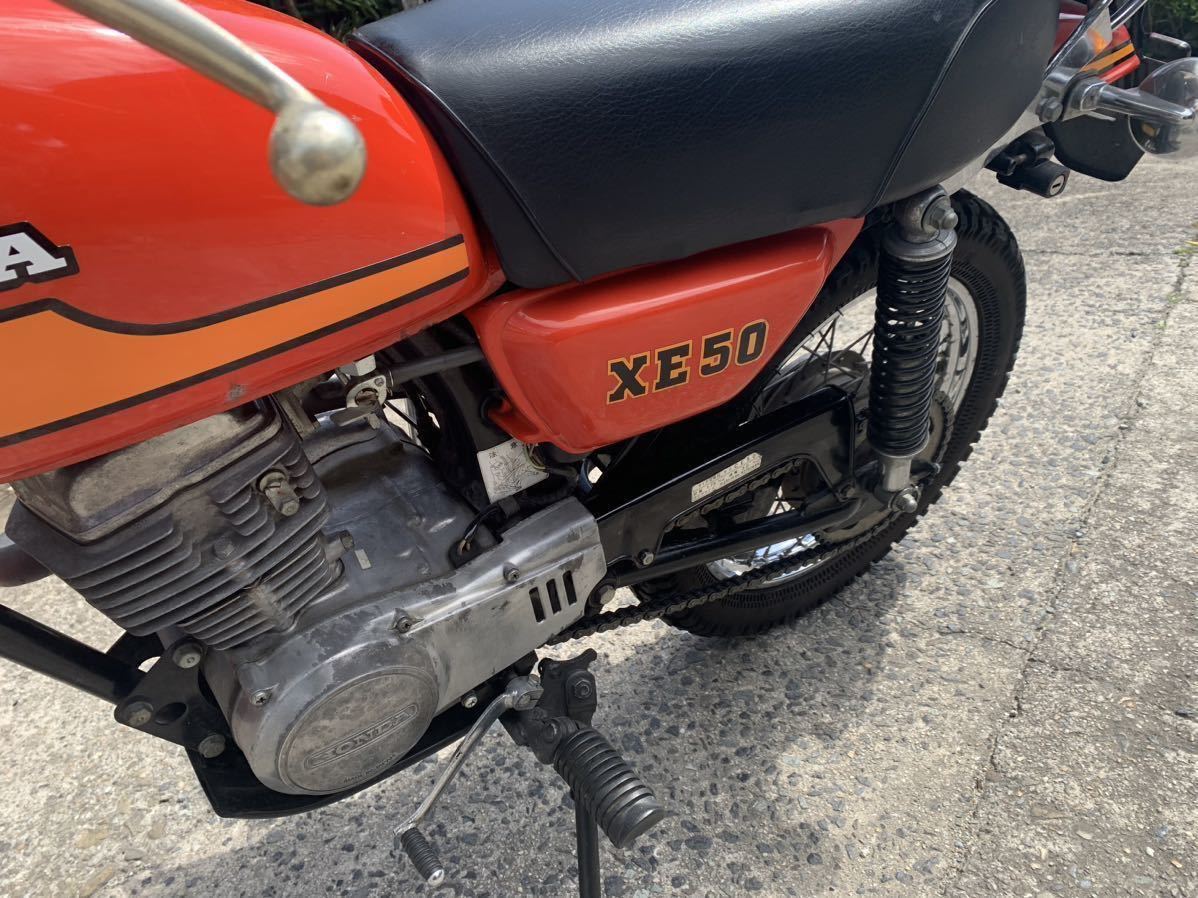 Yahoo!オークション - HONDA XE50 エンジン実動 CE50 リアボ...