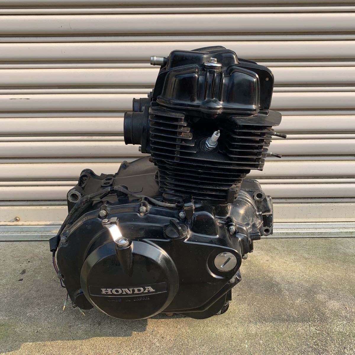 B6 極上 動画有 1台ばら売り CB400N エンジン 実働 アイドリング 吹け上がり良 CB400T CB250T CB250N ホーク バブ CBX400F ザリ(251cc-400cc ...