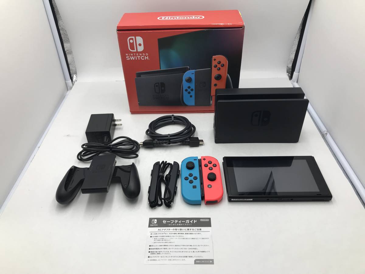 Yahoo!オークション - 【1558】[1円～] Nintendo switch 本体 HAD-S-KA...