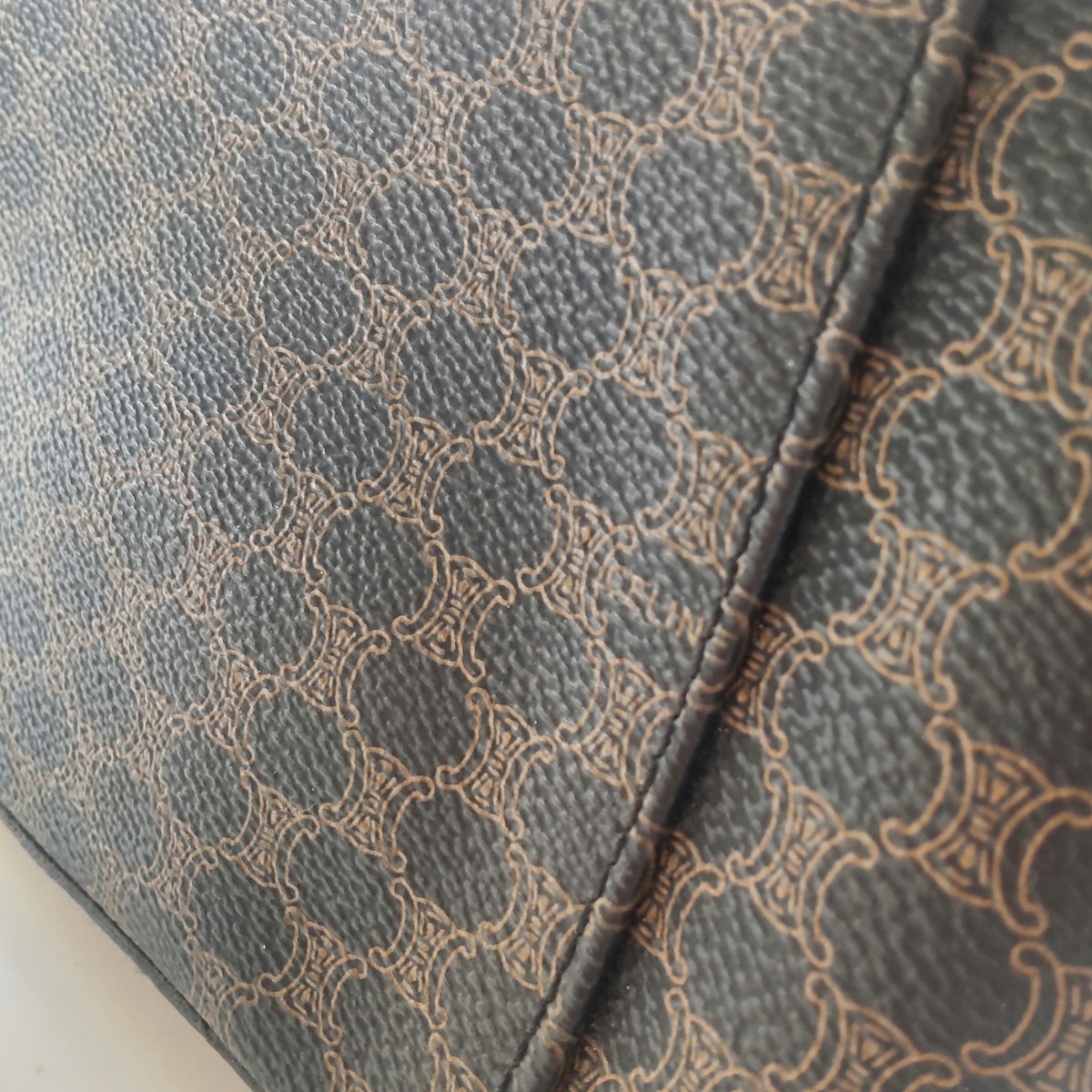 Yahoo!オークション - n19-9 黒マカダム サークル ショルダーバッグ P...