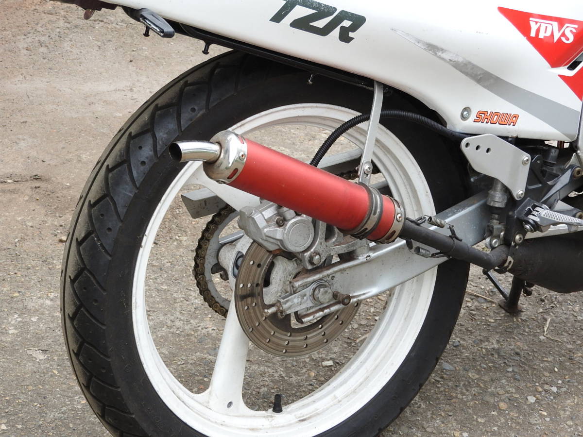 Yahoo!オークション - 伝説の原付二種 ヤマハ TZR125 6千キロ アップ...