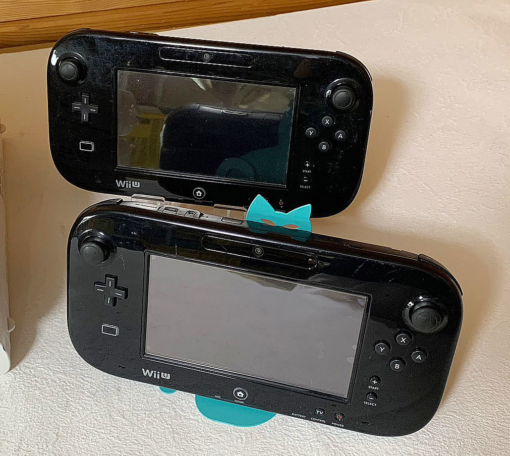 Yahoo!オークション - 【Q353】任天堂/WiiUパッド/WUP-010/WUP-101/本...