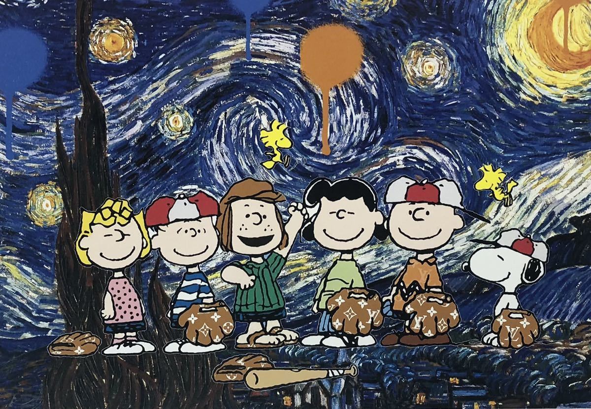 Yahoo!オークション - DEATH NYC【数量限定】アートポスター スヌーピ...