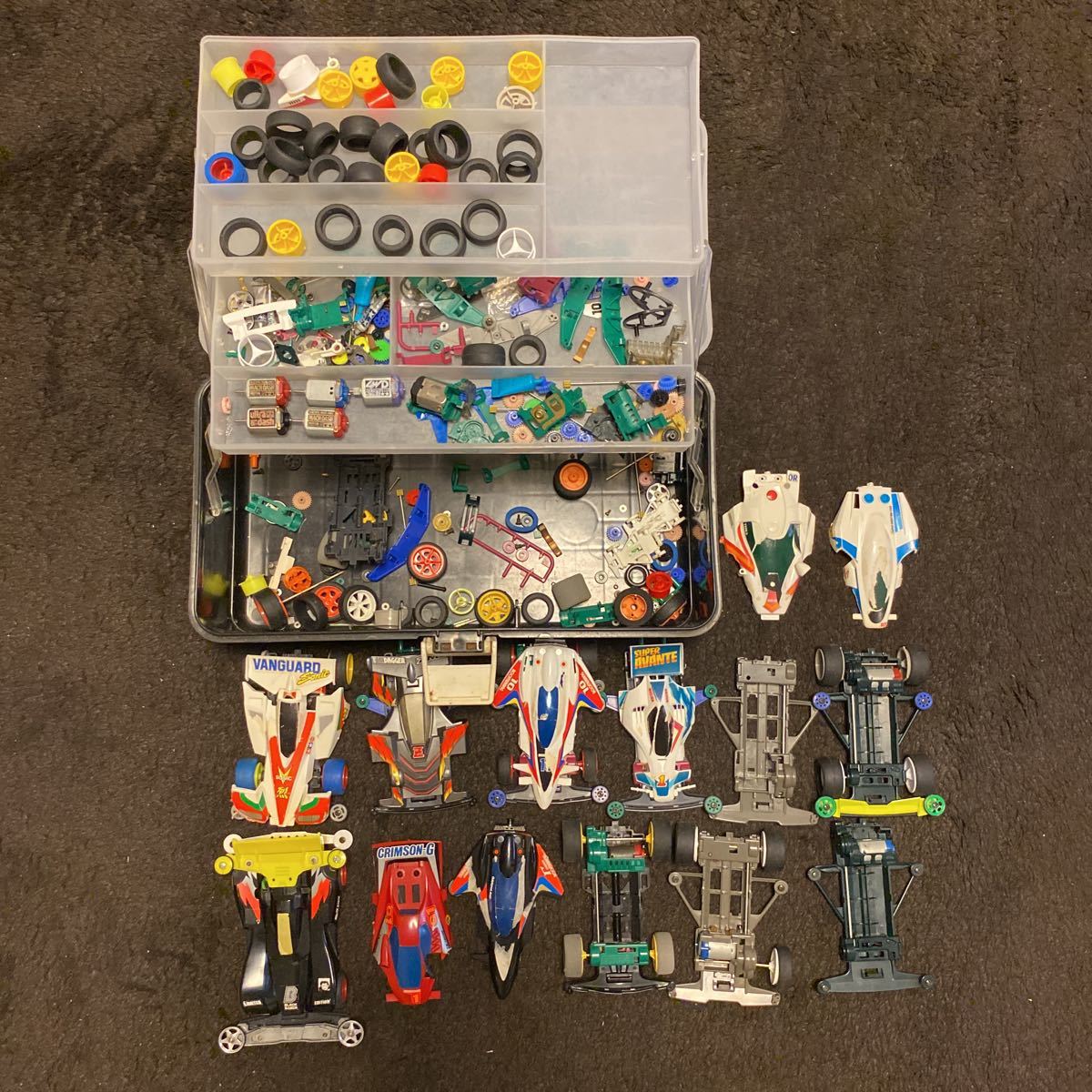 Yahoo!オークション - 【2039】 ミニ四駆 まとめて パーツ取り ジャン...