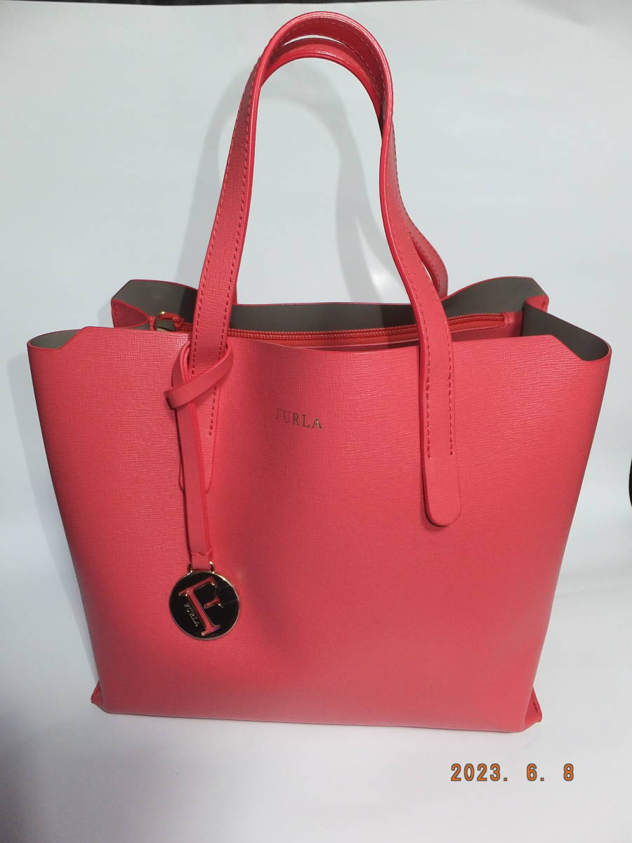 Yahoo!オークション - FULRA フルラ トートバッグ SALLY 891261 ローズ...