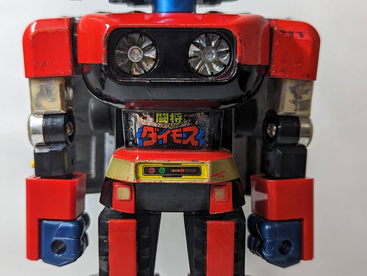 代購代標第一品牌－樂淘letao－ポピー DX超合金 闘将ダイモス DXダイモス GA-85 当時物 パンチ・双竜源・ファイブシューター・剣・三竜棍・ミサイル付属 3425