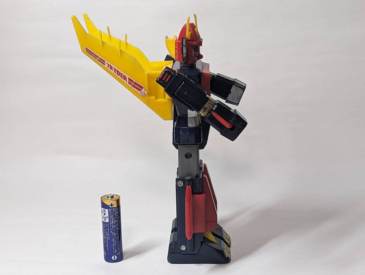 代購代標第一品牌－樂淘letao－クローバー 無敵ロボ トライダーG7 DX ダイカスト 超合金 当時物 3467