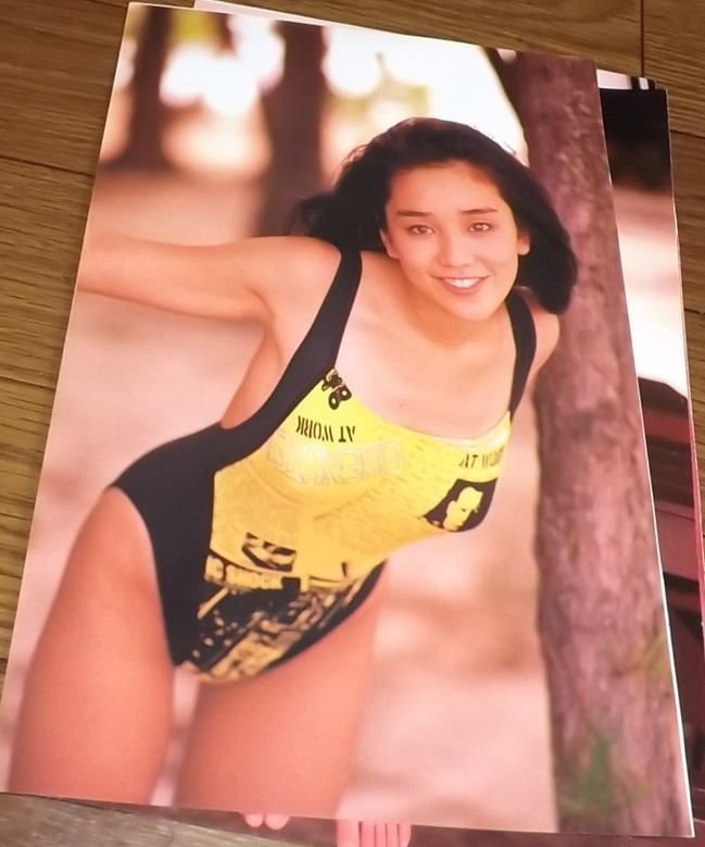 代購代標第一品牌－樂淘letao－★80年代アイドル【西田ひかる⑦】水着7ページ切抜き 送料140円