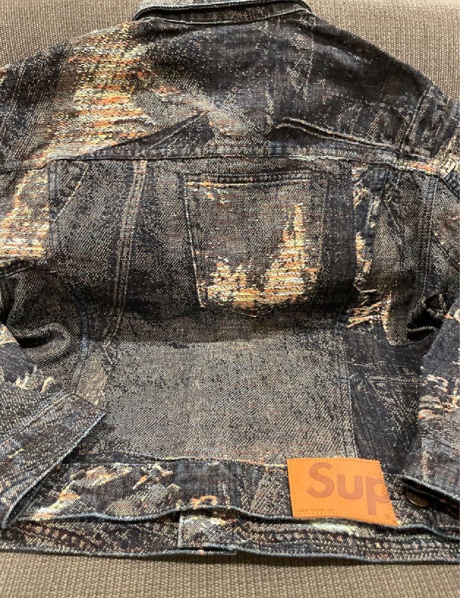 Supreme Archive Denim Jacquard Trucker Jacket Supreme Archive Denim Jacquard Trucker Jacket