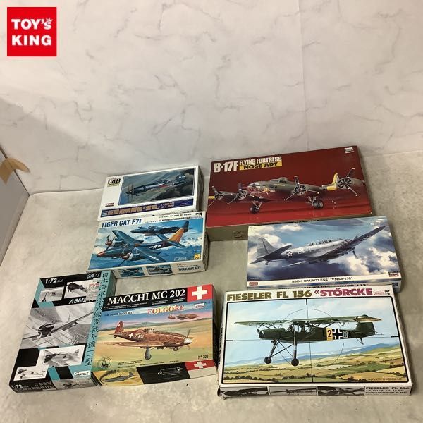1円〜 ハセガワ 1 72 B 17f フライング フォートレス ノーズアート アオシマ 1 72 タイガーキャット F7f他 プラモデル