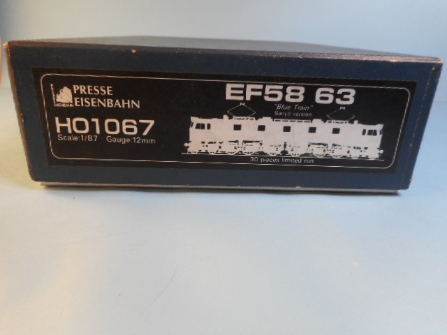 Yahoo!オークション - PRESSE EISENBAHN EF58 63 HO1067 1/87 12mm