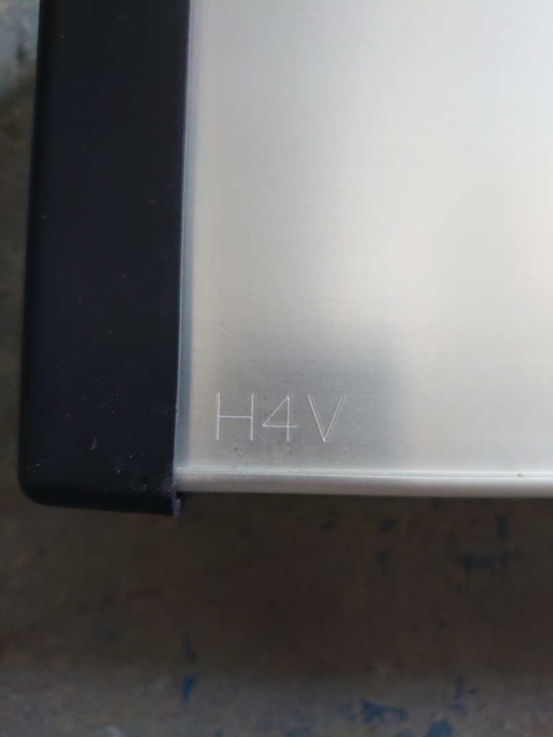 Yahoo!オークション - 突入防止アルミリアバンパー 新車外し H4V ス...