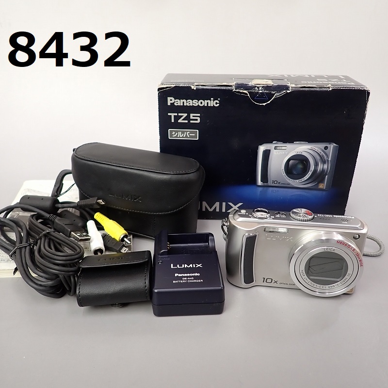 Yahoo!オークション - FK-8432 Panasonic LUMIX TZ 5 簡易動作OK チャ...