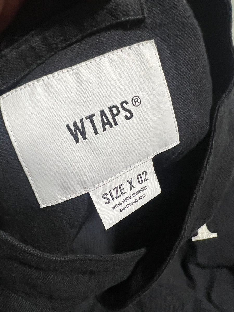 代購代標第一品牌-樂淘letao-22aw Wtaps League 02 Ls Cotton ダブルタップ ベースボールシャツ 黒 2