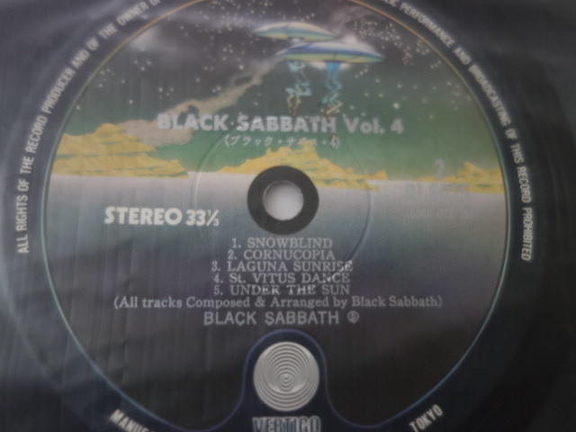 レコードAO ブラック サバス BLACK SABBATH/BLACK SABBATH VOL.4 1972(一般)｜売買されたオークション情報、yahooの商品情報をアーカイブ公開 ...