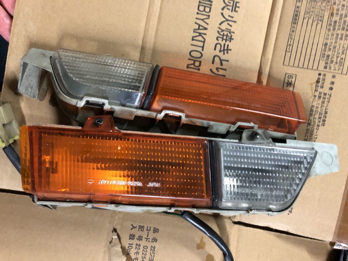 代購代標第一品牌－樂淘letao－★☆R30スカイライン フロントウインカー L R 左右セット DR30 鉄仮面☆★ RSターボ