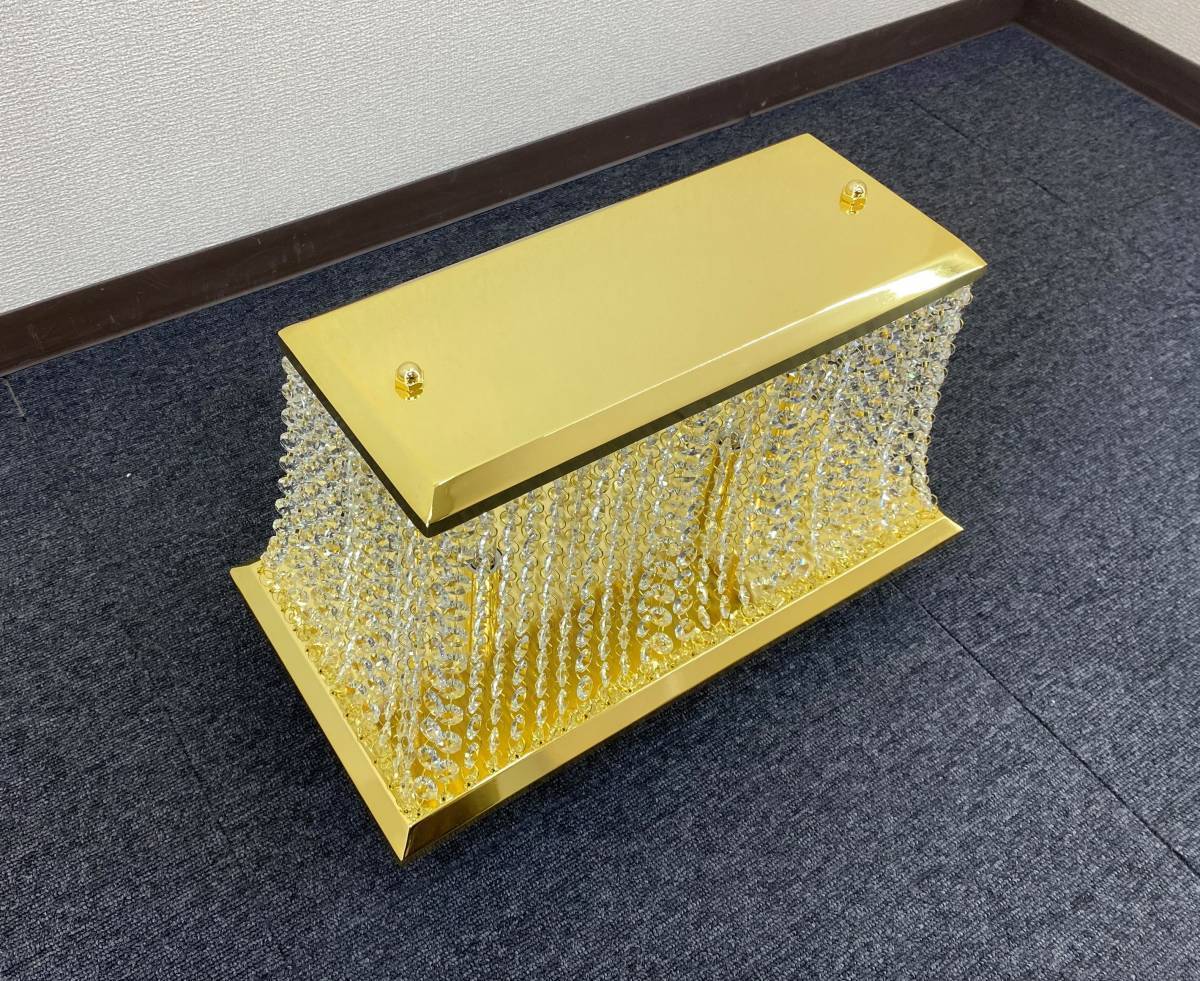 1 jpy ~ Mt Fuji stand chandelier full Gold plating Niagara salon bus deco truck retro man ...