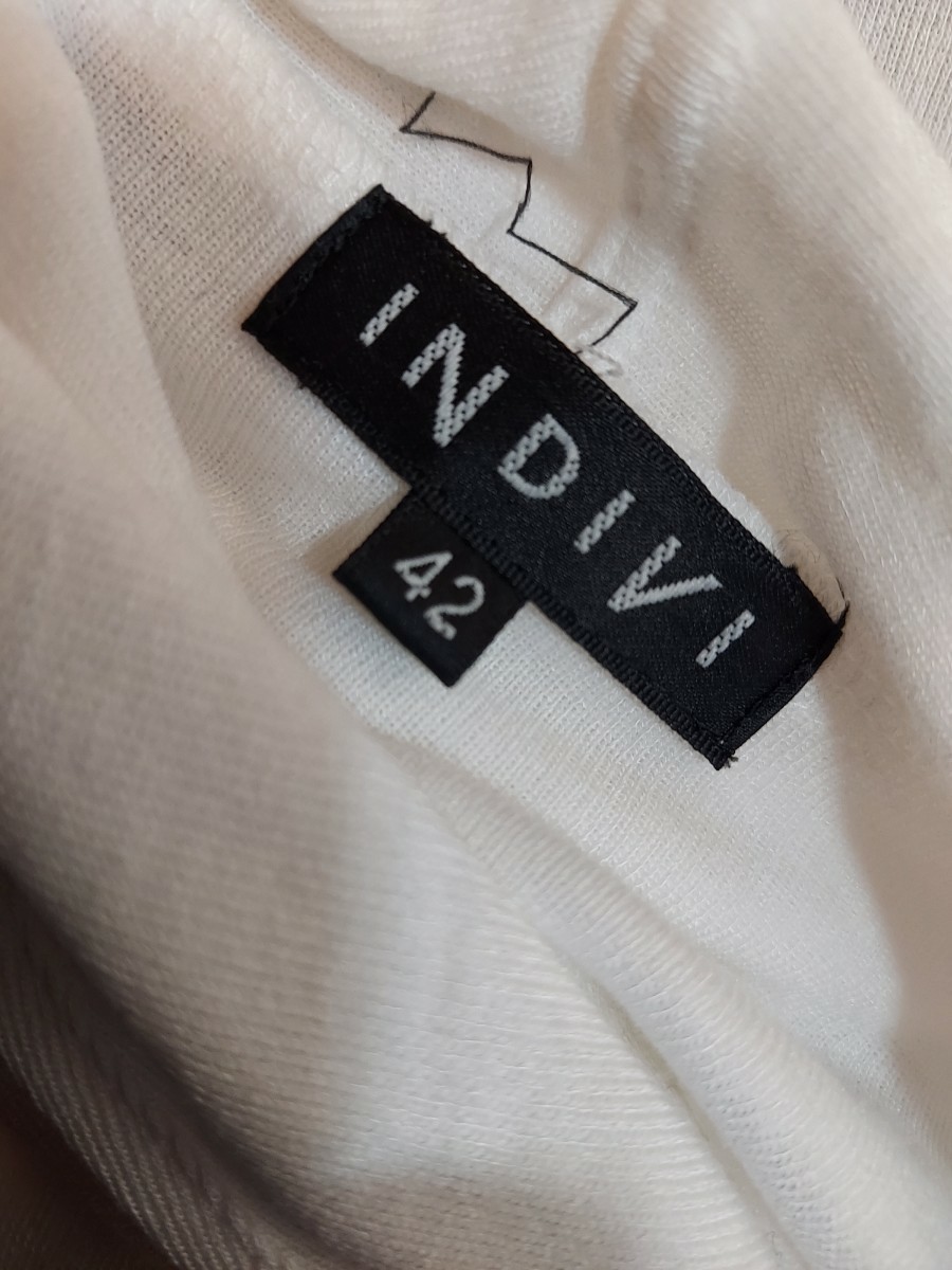 Yahoo!オークション - INDIVI レディース カーディガン 42 ホワイト