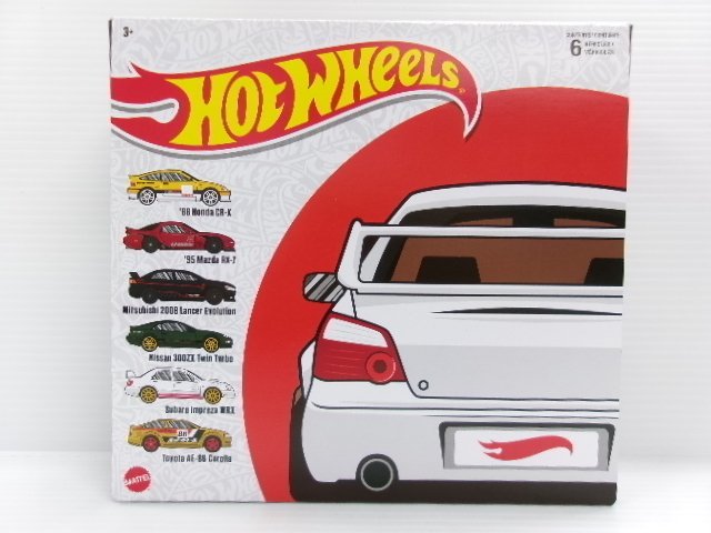 ホットホイール Cr X Rx 7 ランエボ インプレッサ Ae 86 ニッサン 300zx セット 1533 493 乗用車 |売買された