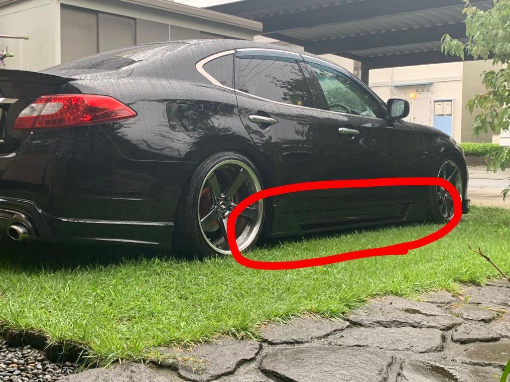 Yahoo!オークション - Y51フーガ サイドステップ ハーフエアロ