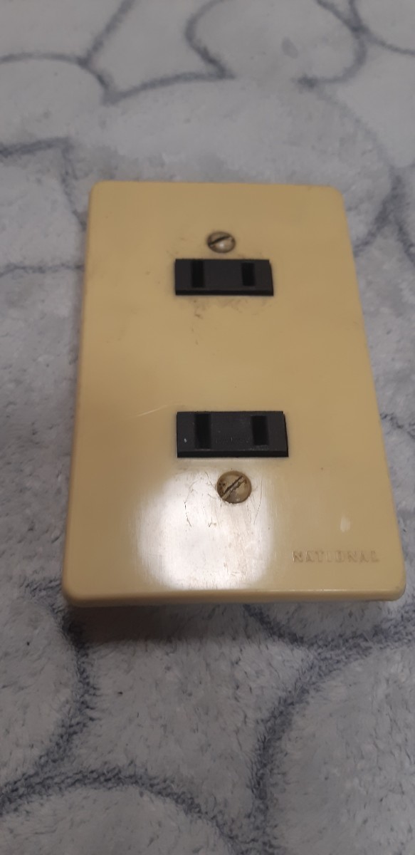 代購代標第一品牌－樂淘letao－【100Vコンセント】松下電工 昭和レトロ National ナショナル 当時物