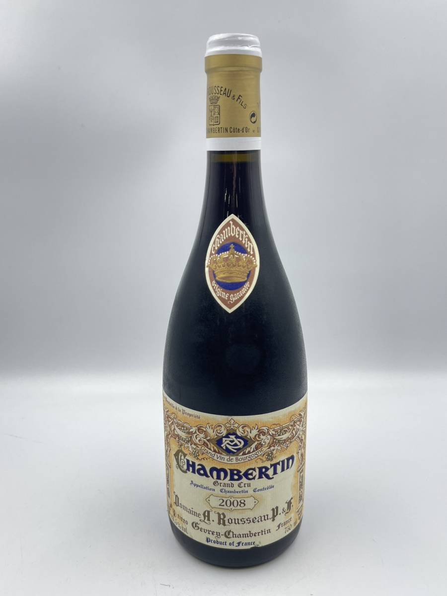 A071-205 ワインセラー保管 CHAMBERTIN Grand Cru 2008 シャンベルタン グラン クリュ 13.5％ 750ml(コート・ドゥ・ニュイ)｜売買されたオークション ...