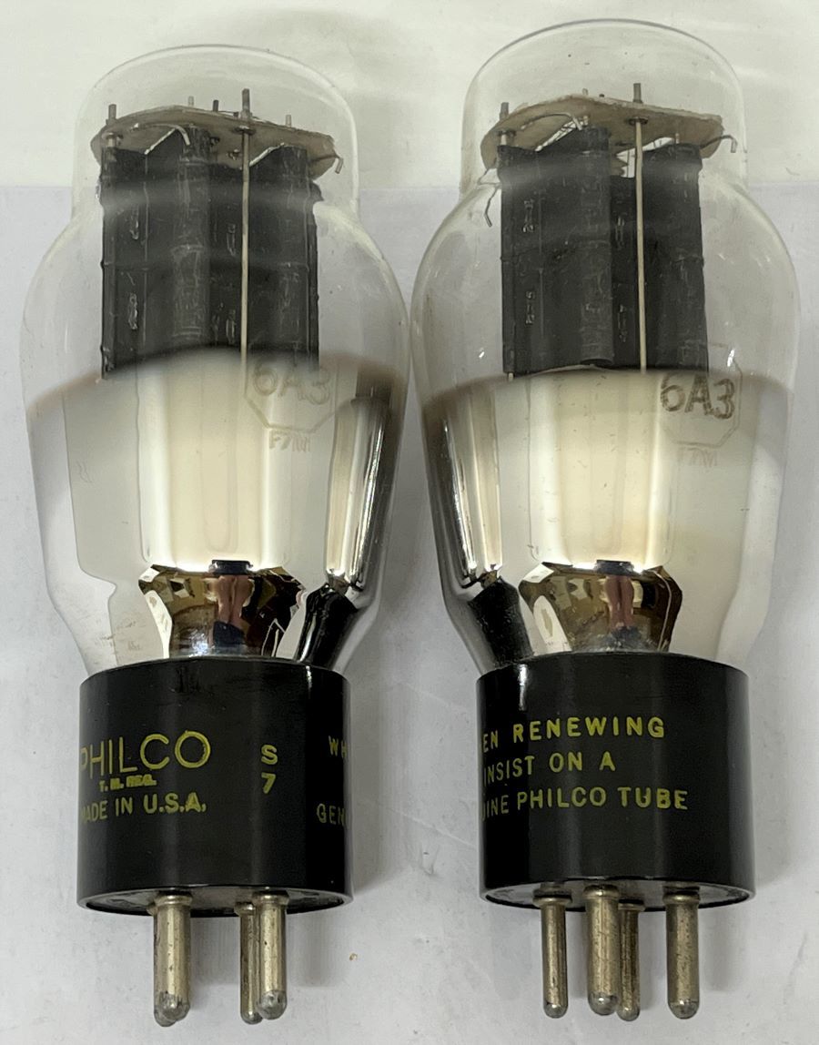 Yahoo!オークション - PHILCO 6A3 2本 動作未確認