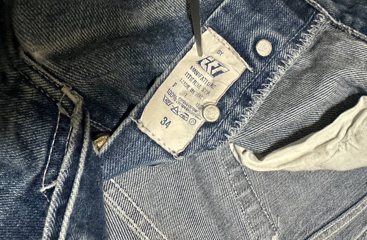 代購代標第一品牌－樂淘letao－90's OLD VERSACE ベルサーチ デニムパンツ ヴィンテージ 古着 イタリア製 ③ size 34