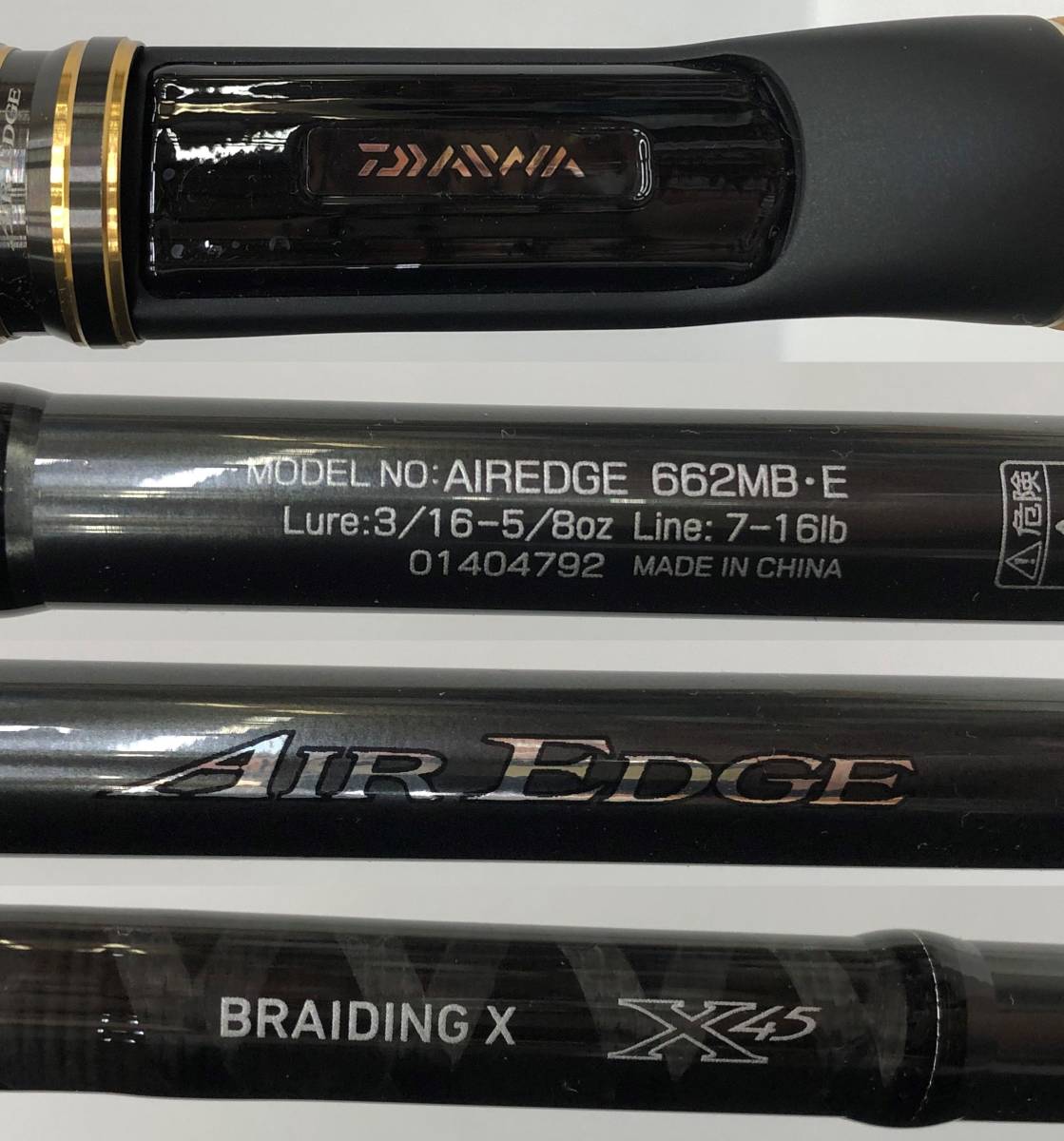 Yahoo!オークション - ダイワ エアエッジ 662MB・E Daiwa AIREDGE