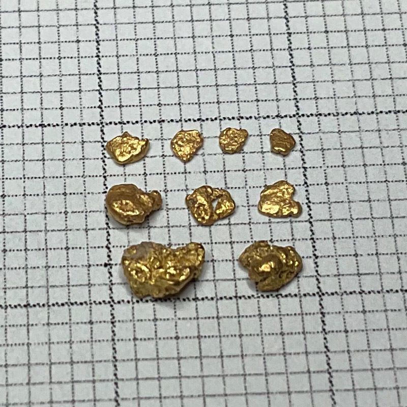 Yahoo!オークション - 砂金 北海道上磯郡知内町 知内川産 粒 0.244g